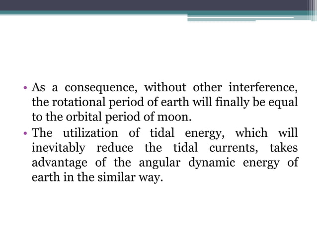 Tidal Energy (Non Conventional Energy Source) | PPT