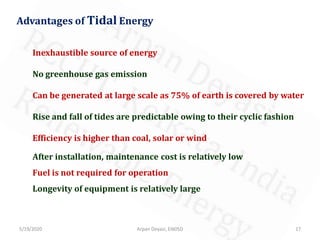 Tidal energy | PPT