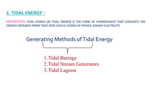 Ocean Power Generation | PPTX