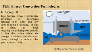 Tidal energy conversion | PPTX
