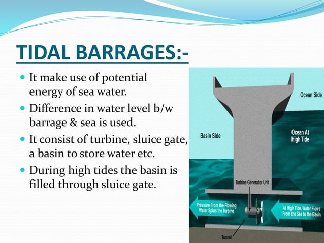 Tidal generaters how do they work | PPT