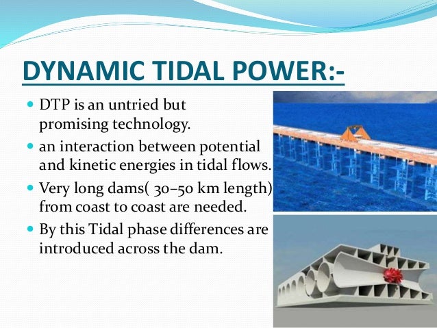 Tidal generaters how do they work