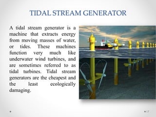 Tidalpower and its future scope | PPT