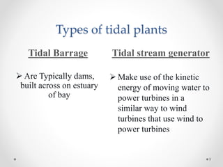 Tidalpower and its future scope | PPT