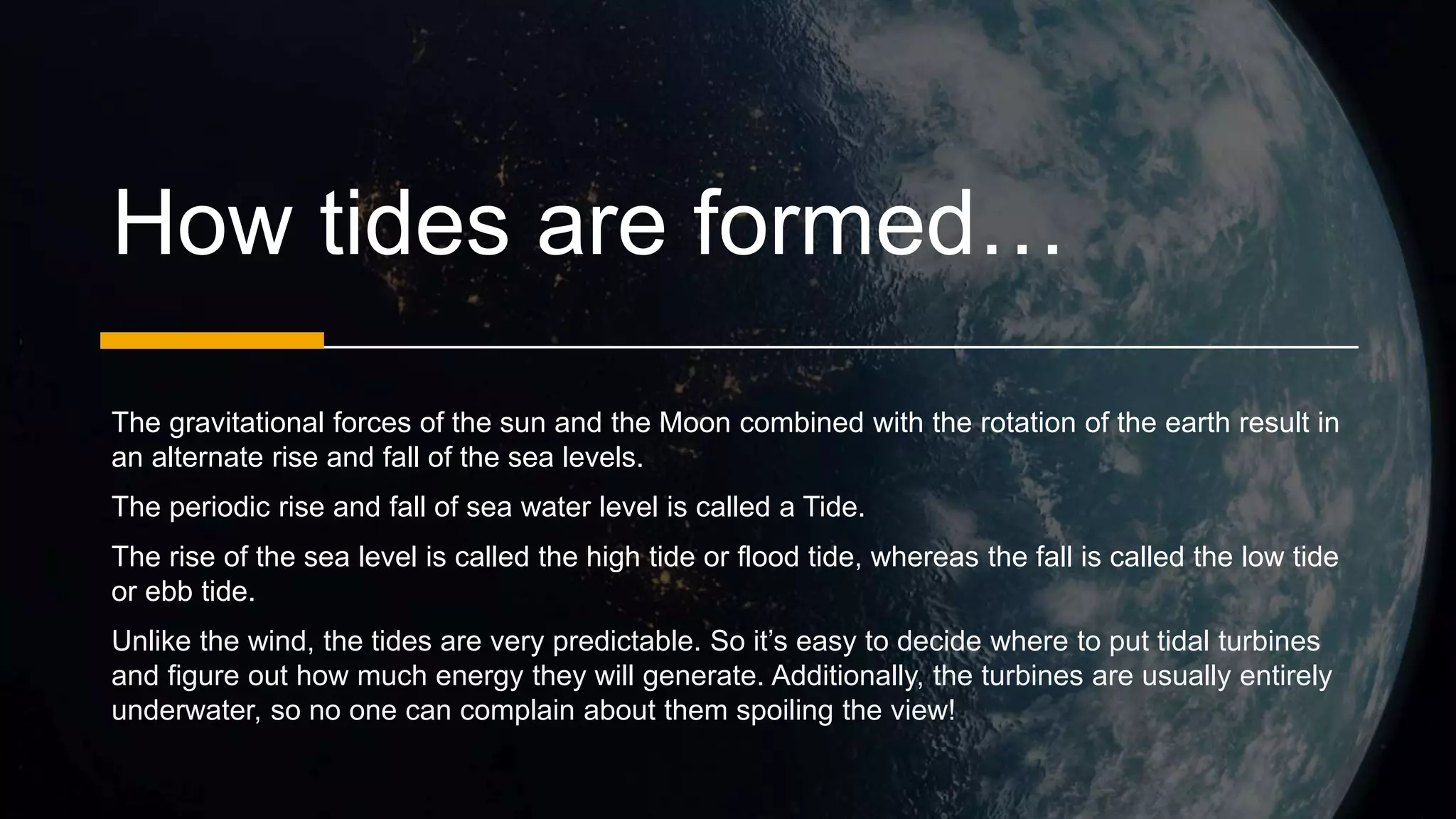 Construction and working of Tidal power plant | PPTX