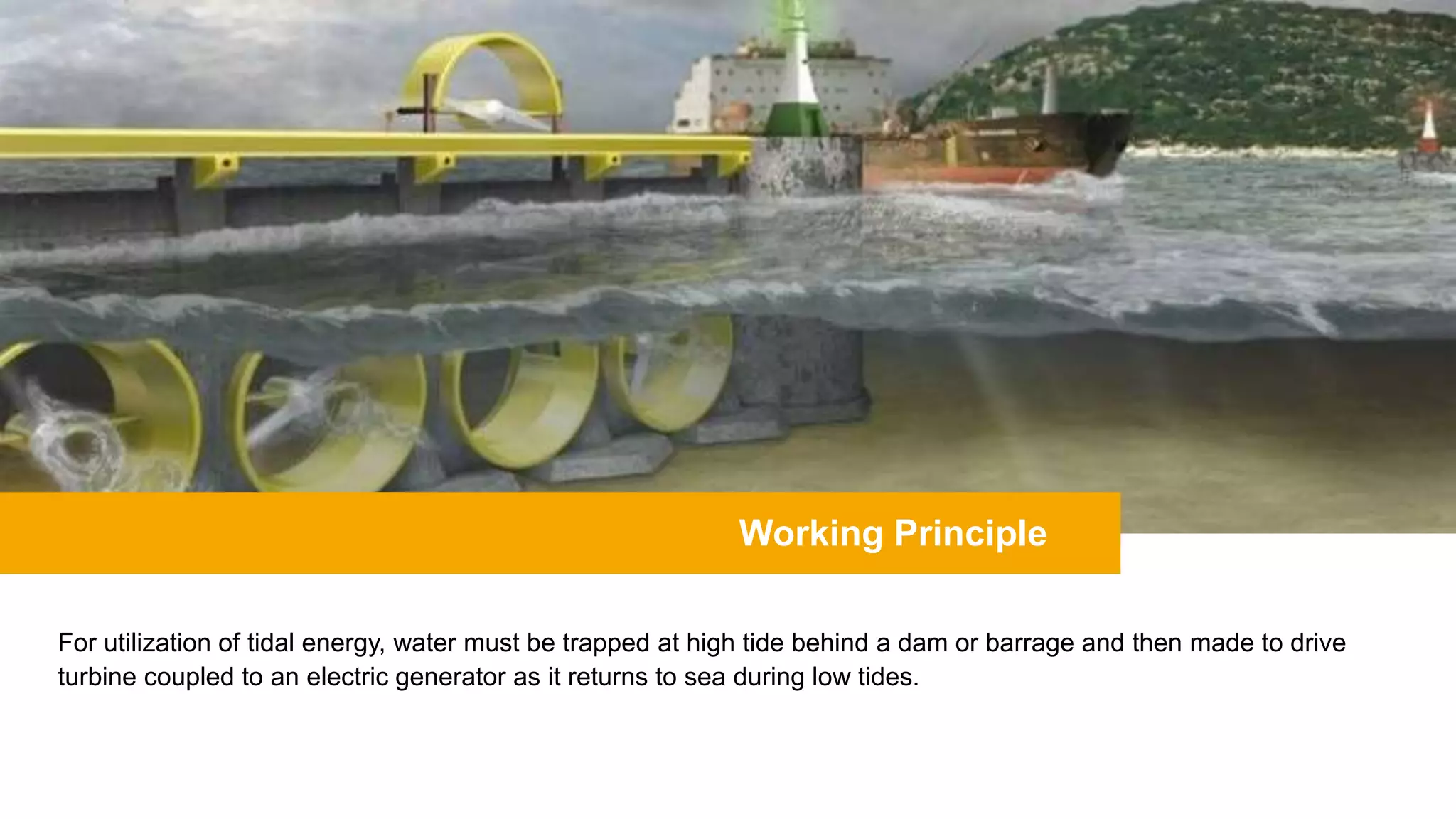 Construction and working of Tidal power plant | PPTX