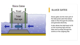Construction and working of Tidal power plant | PPTX