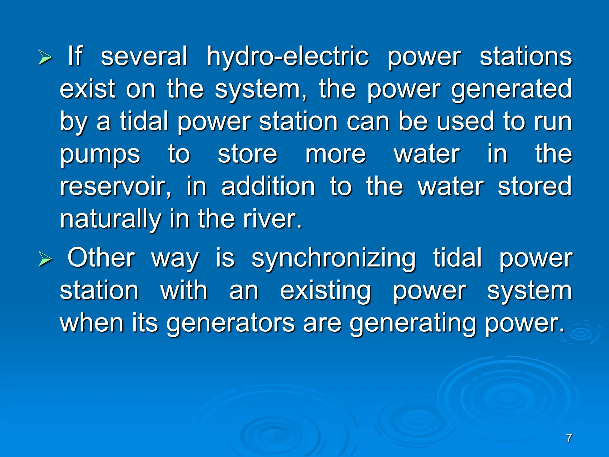 Tidal Power Development - Modes of operation | PPT