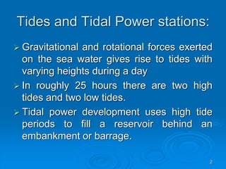 Tidal Power Development - Modes of operation | PPT