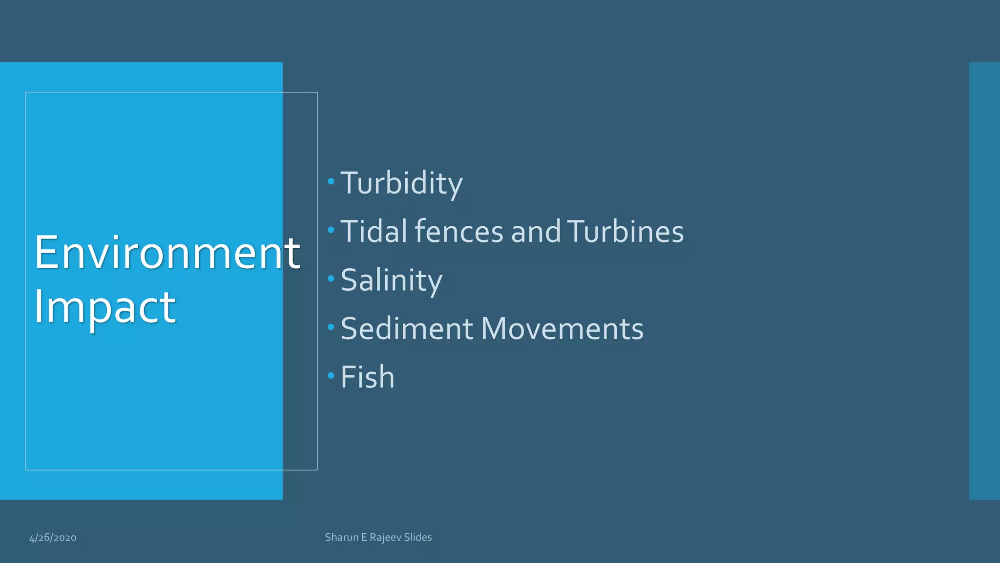 Tidal power plant | PPTX