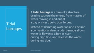 Tidal power plant | PPTX