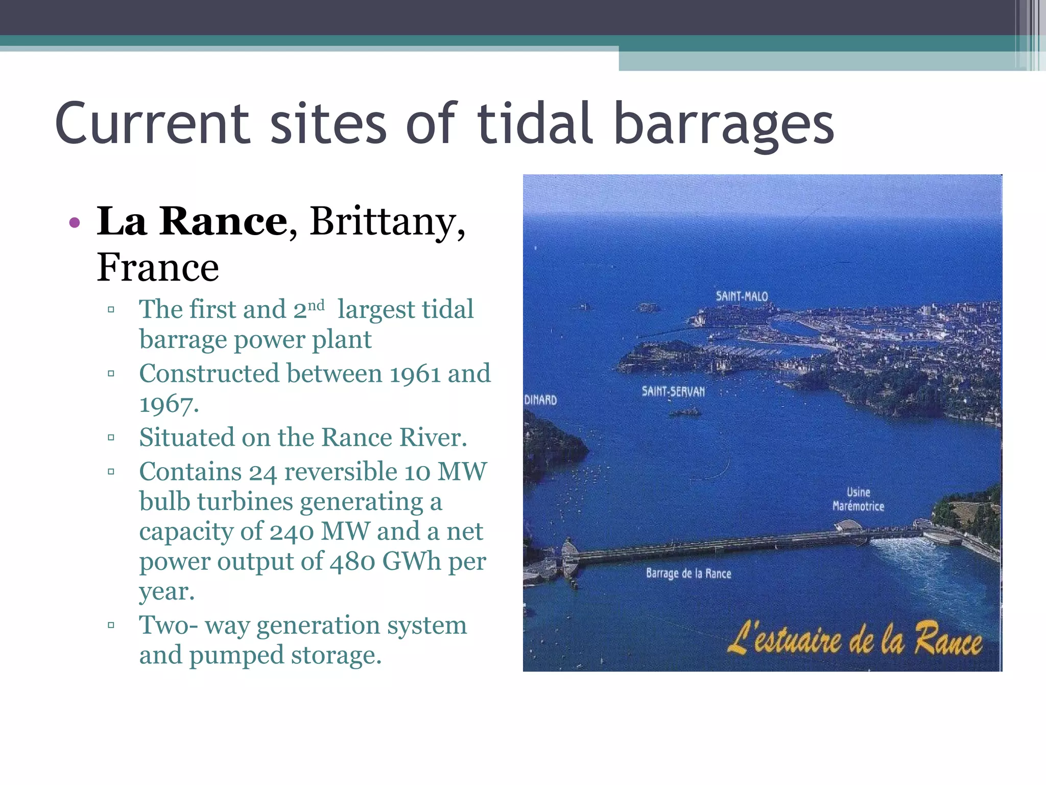 Tidal power plants | PPT