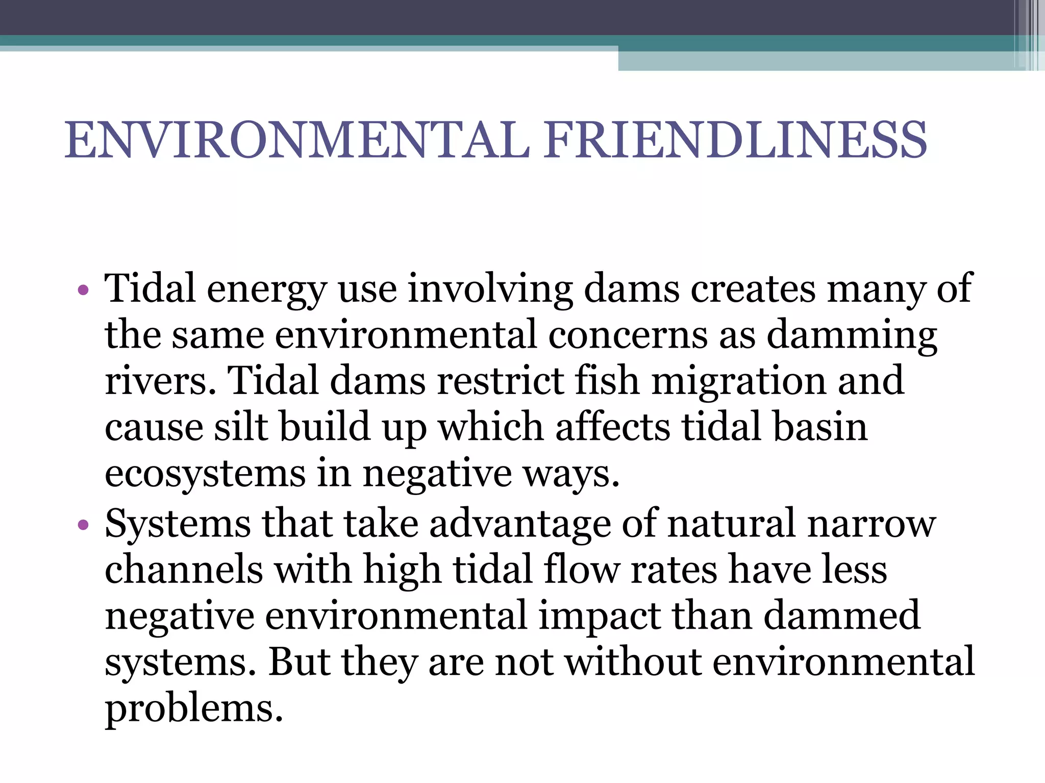 Tidal power plants | PPT