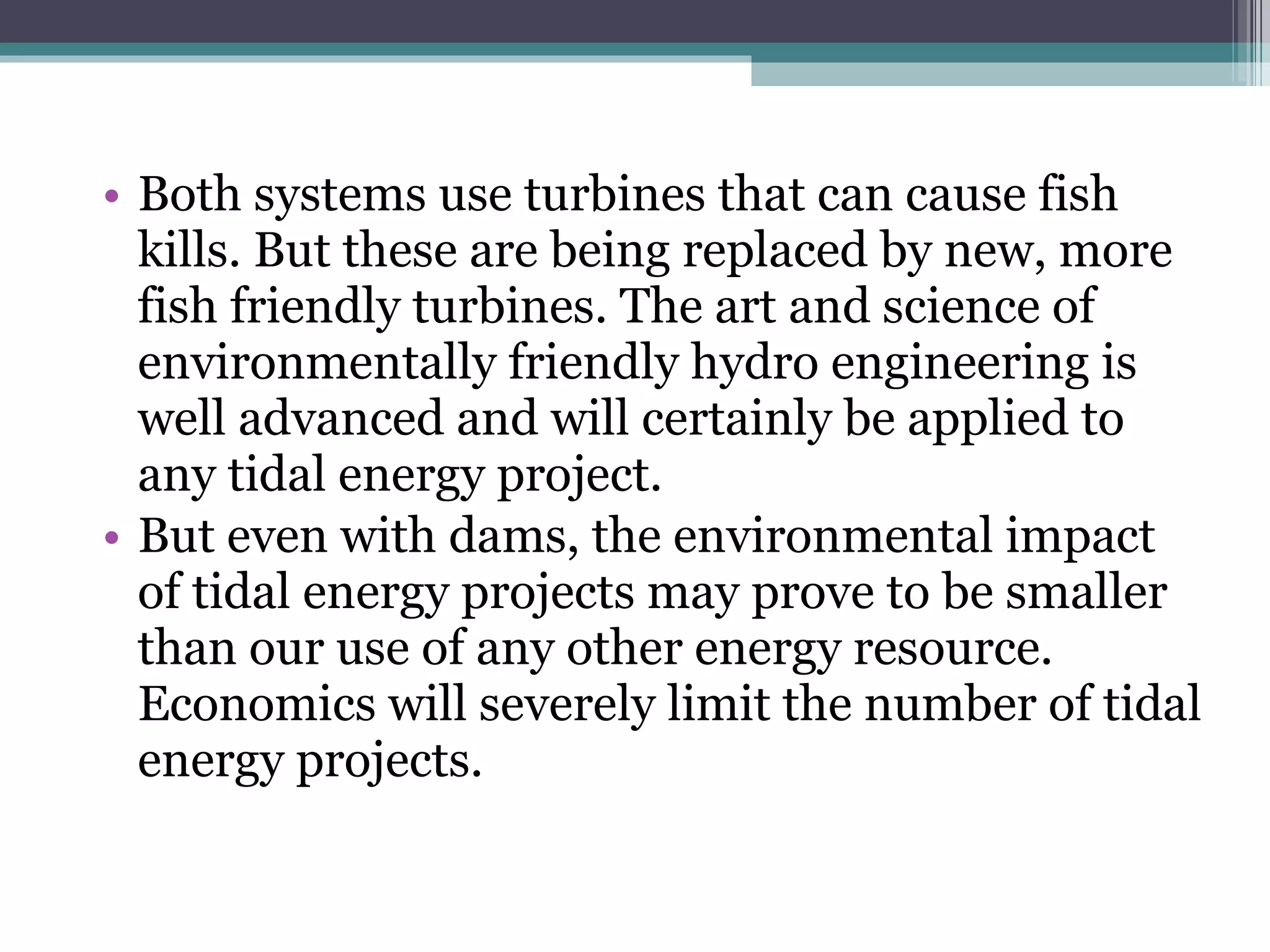 Tidal power plants | PPT