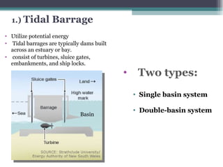 Tidal power plants | PPT