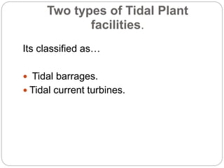 Tidal power Plant | PPTX
