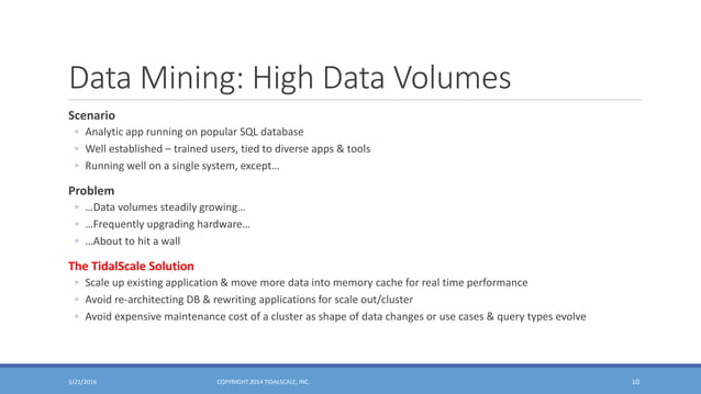 TidalScale Overview | PPT