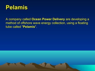 TIDAL and WAVE POWER | PPT
