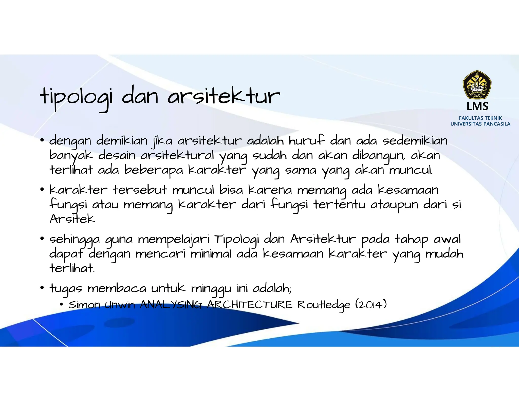 Tipologi dalam Arsitektur - introduction | PDF