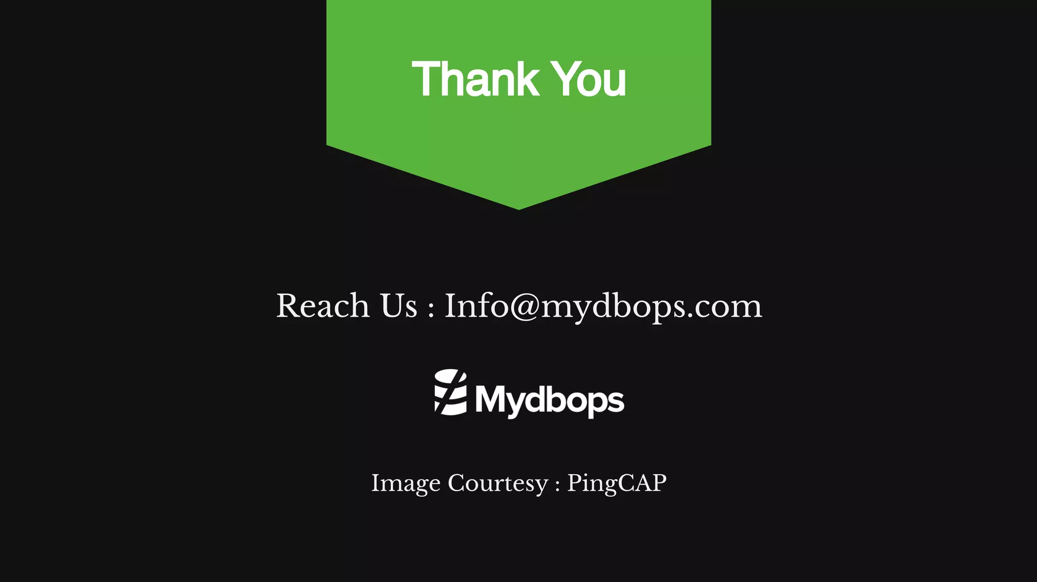 TiDB in a Nutshell - Power of Open-Source Distributed SQL Database - Mydbops | PPT