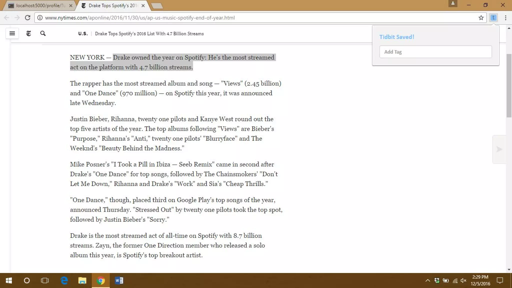 Tidbit - Final Presentation | PPT