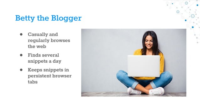 Tidbit Personas and MVP Presentation | PDF | Browsers | Computer Software and Applications