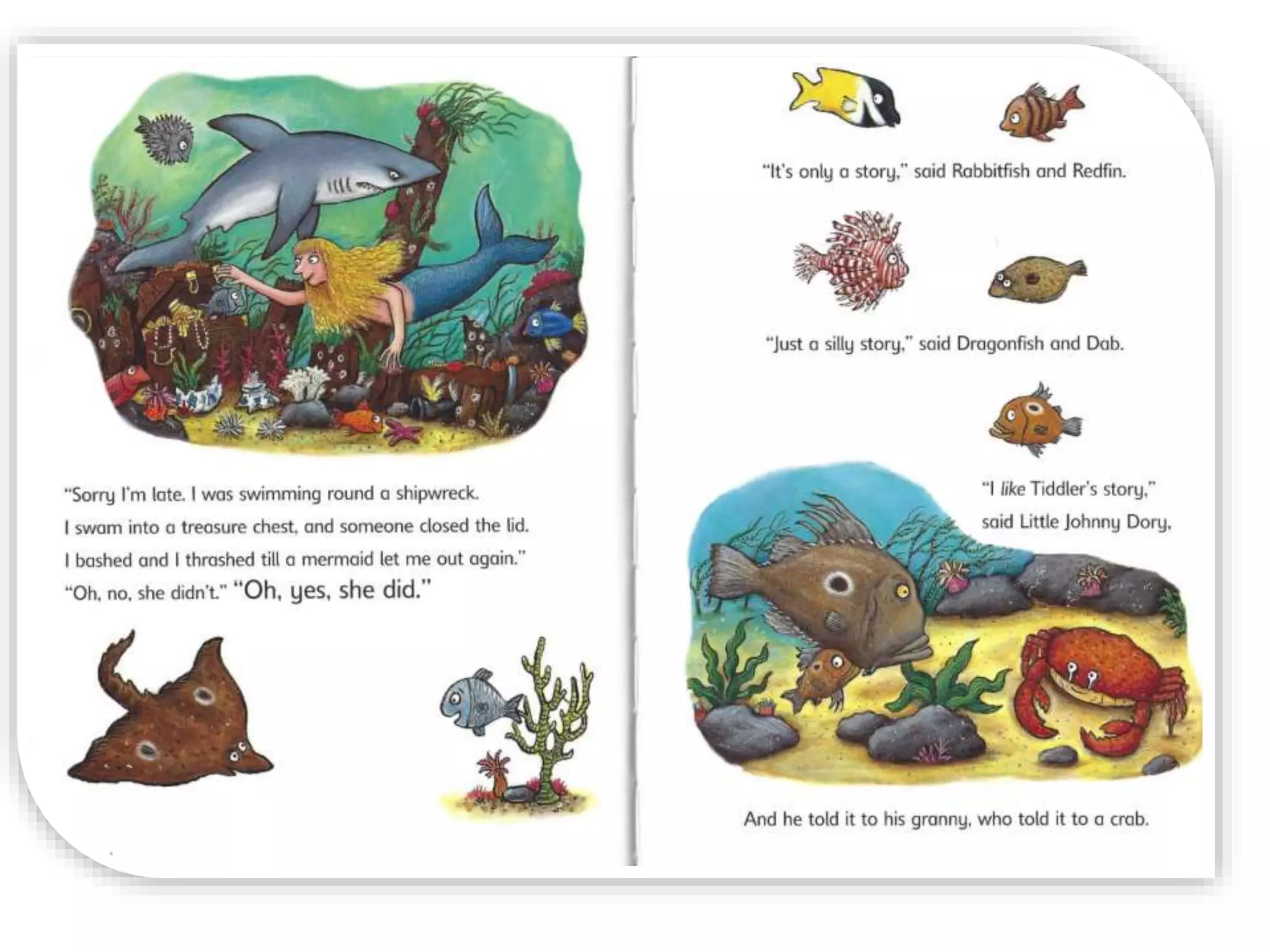 Tiddler the story telling fish | PPTX