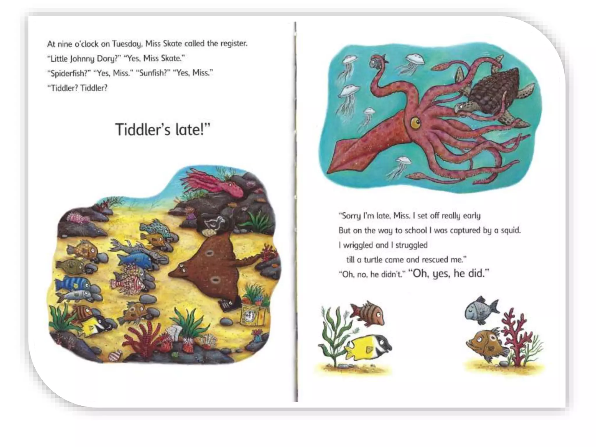 Tiddler the story telling fish | PPTX