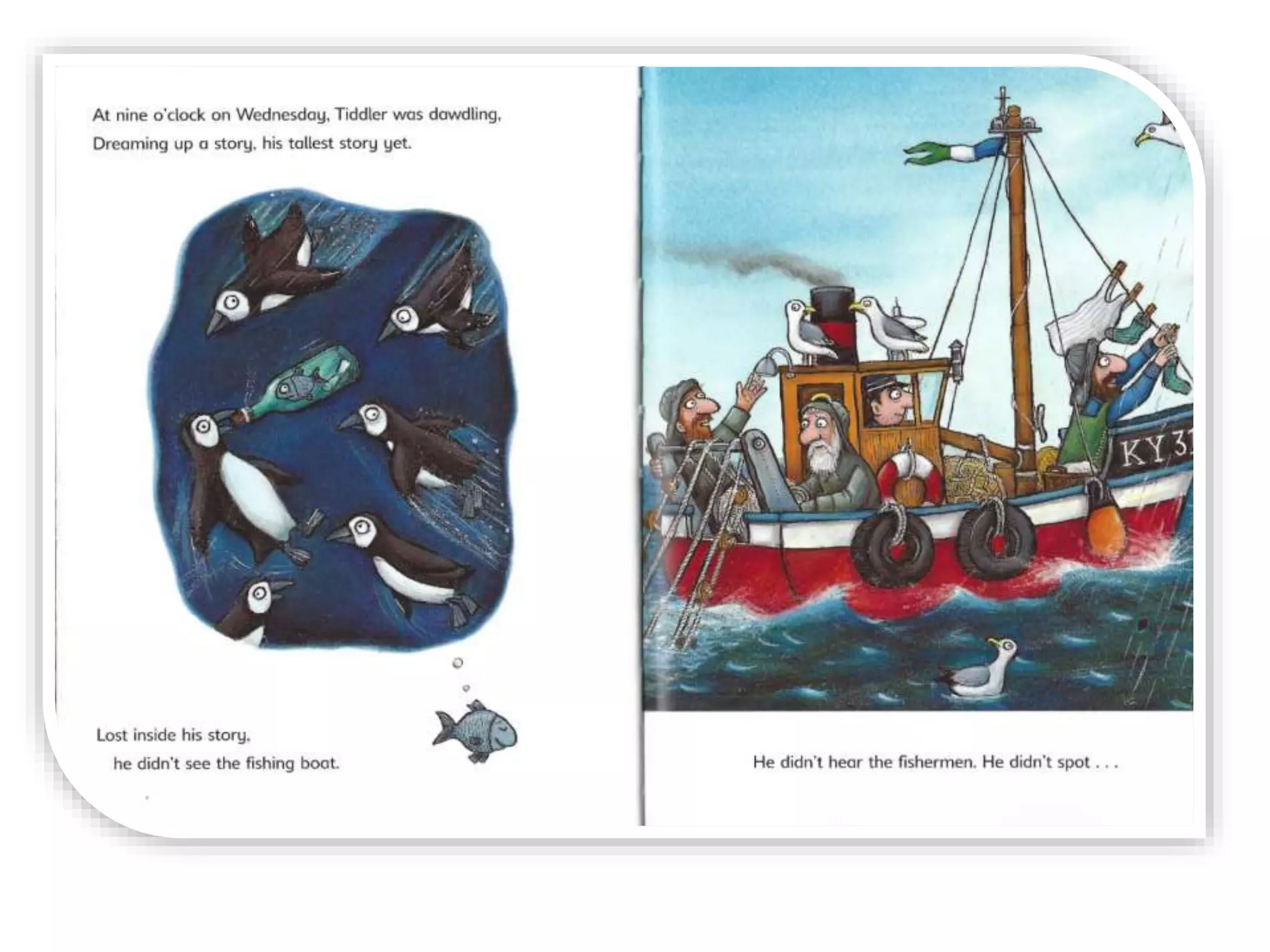 Tiddler the story telling fish | PPTX