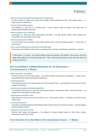 EnSmart Tenant Billing Software: Transforming IT Park Energy Management ...