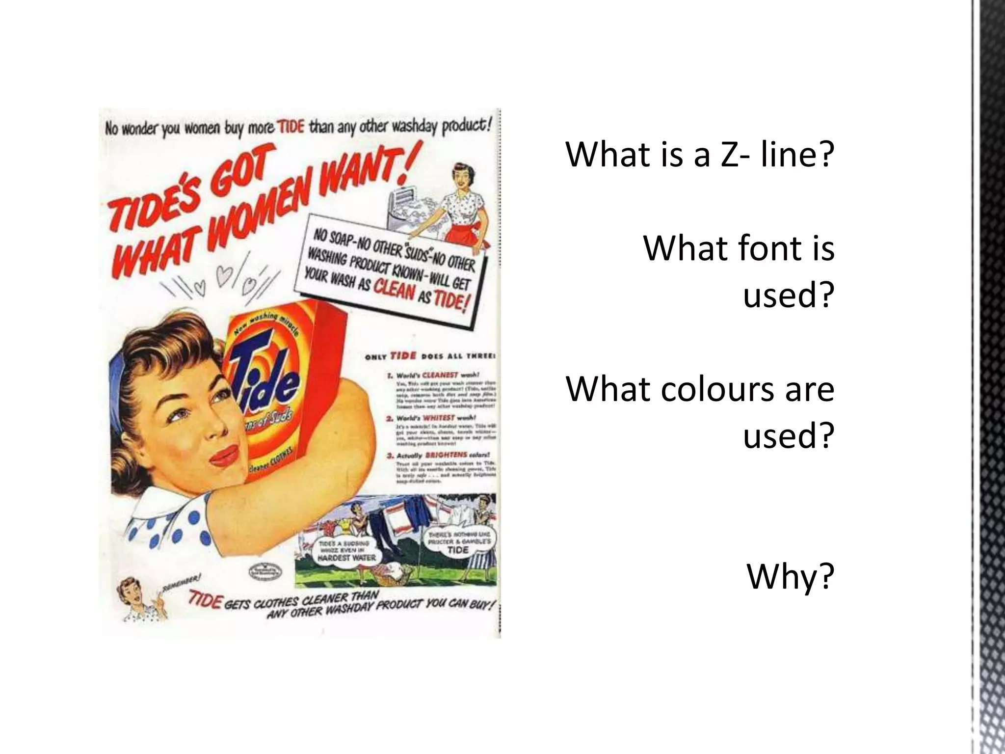 Tide media language and barthes | PPTX