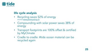 #tide ocean material - upcycling ocean plastic to valuable products | PDF