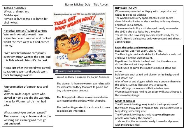 Tide advert analysis
