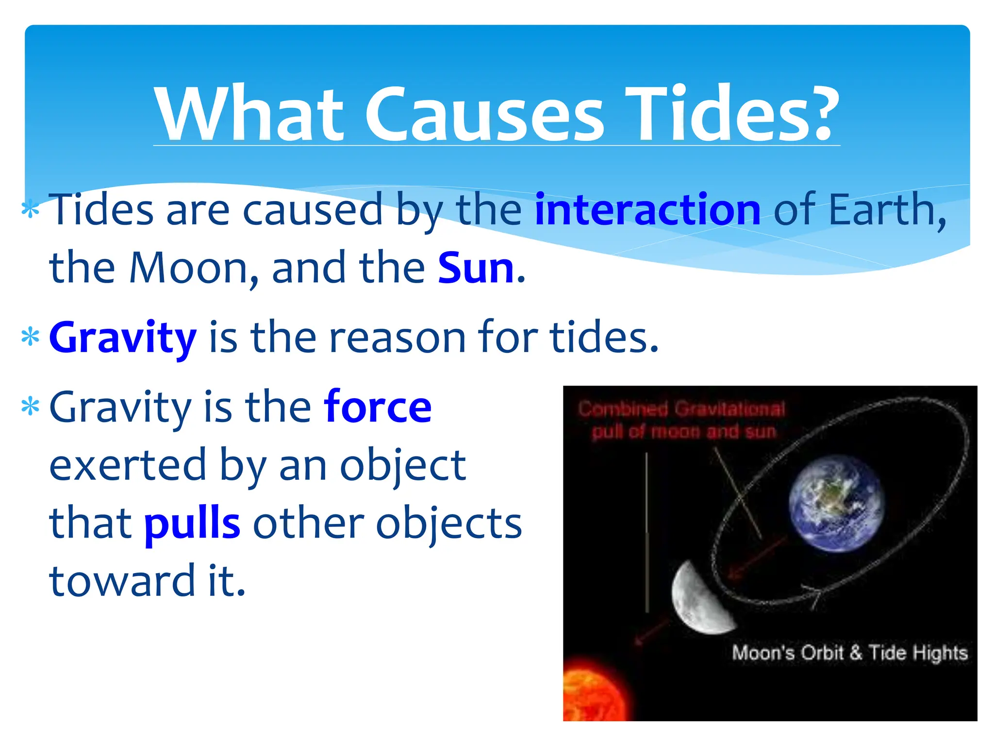 The Definition of High Tide and Low Tide | PPTX