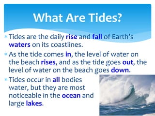 The Definition of High Tide and Low Tide | PPT