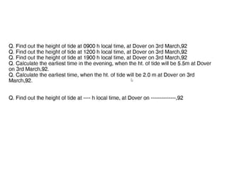 Tides - Lecture PPT-1.pdf Of tid s in the | PPT