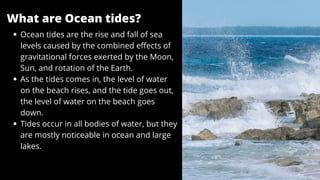 Seminar presentation on Tide , Bsc geology, MA geography | PPT