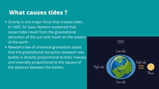 Seminar presentation on Tide , Bsc geology, MA geography | PPT