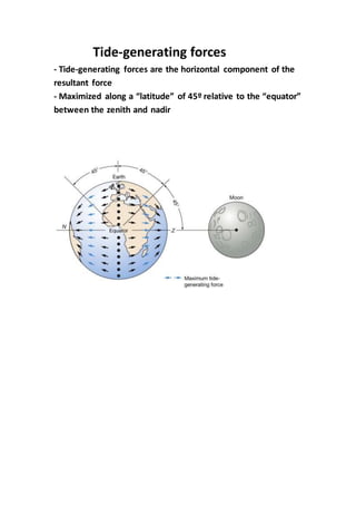 Tides and generating forces | DOCX