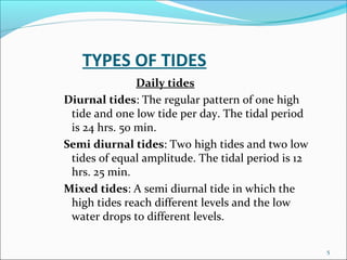 Tides and its significance | PPT