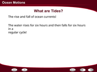 Tides PPT about Tides,spring tides,neap tides etc | PPTX