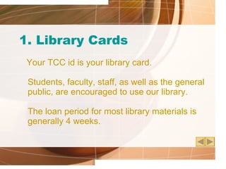 Welcome to the Tidewater Community College Libraries | PPT