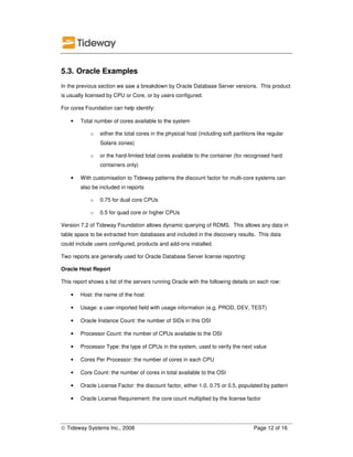 Tideway Software Identification | PDF