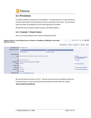 Tideway Software Identification | PDF