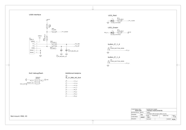 CC2540 Bluetooth Low Energy Reference Design Schematic | PPT