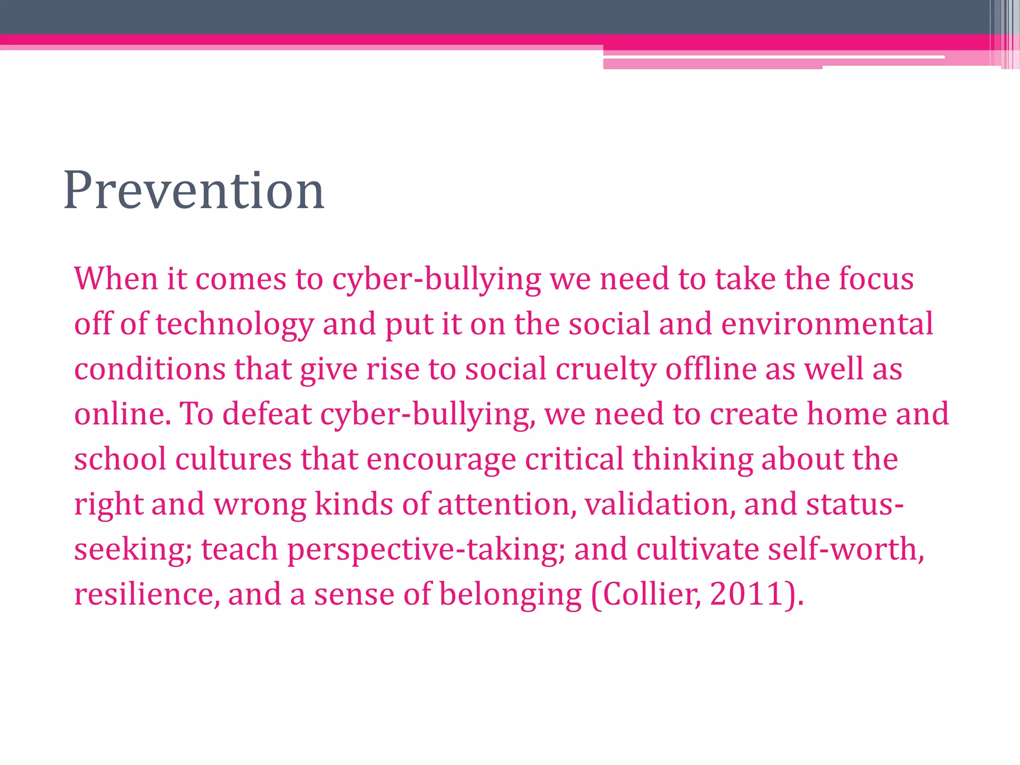 Tie digital citizenship project cyberbullying | PPTX