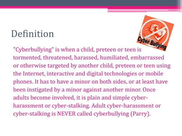 Tie digital citizenship project cyberbullying | PPT