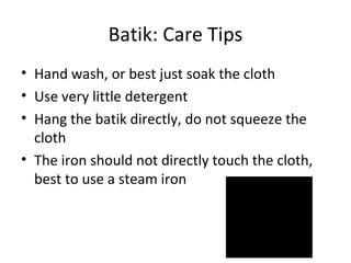 Tie Dye & Batik PowerPoint | PPT