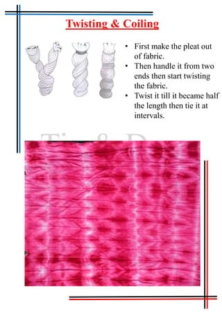 Tie and dye | PPTX