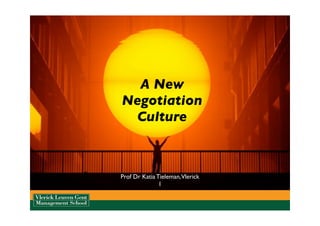 Negotiation Management: Katia Tielemans | PDF